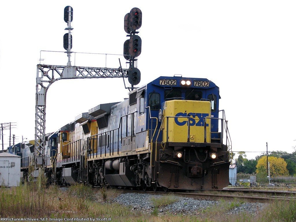 CSX 7602 Q24928..........CSXT 7602, UP 9339, CSXT 8337, 7854, 7819 & 7692 ...